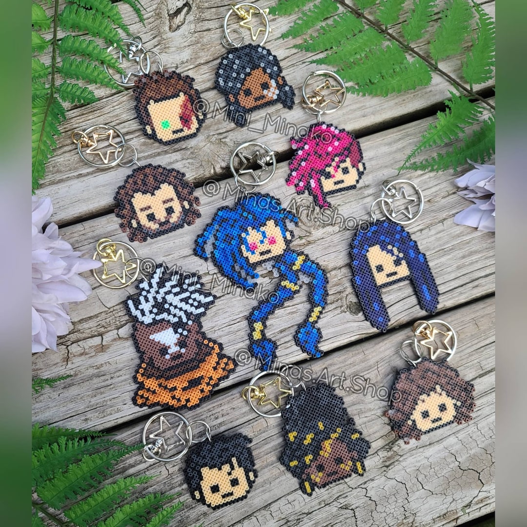 O H T H E M I S E R Y Pixel Keychains - Etsy