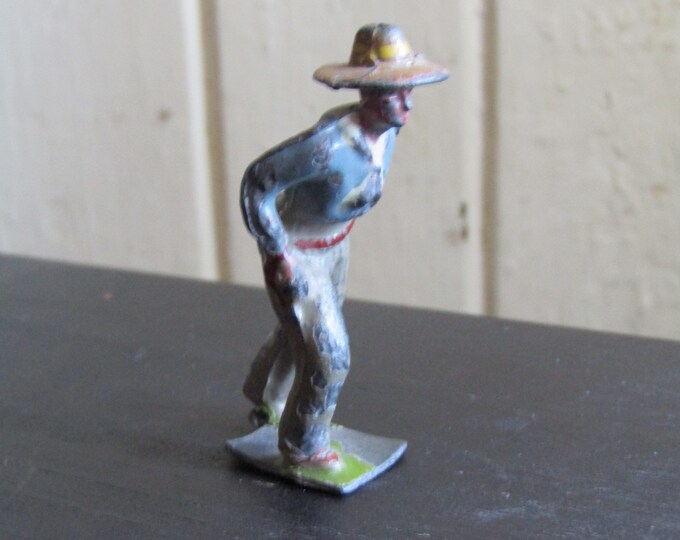 Antique Cast Iron Cowboy Toy, Cast Iron Toys, Antique Western Toys - Etsy