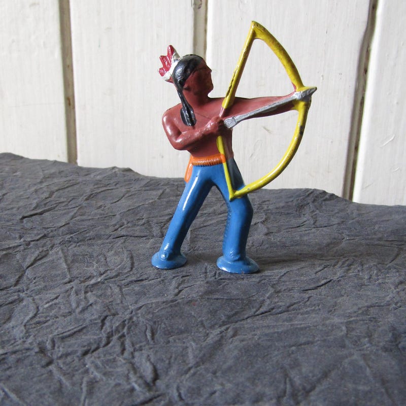 Native Indian Toy Figure - Etsy
