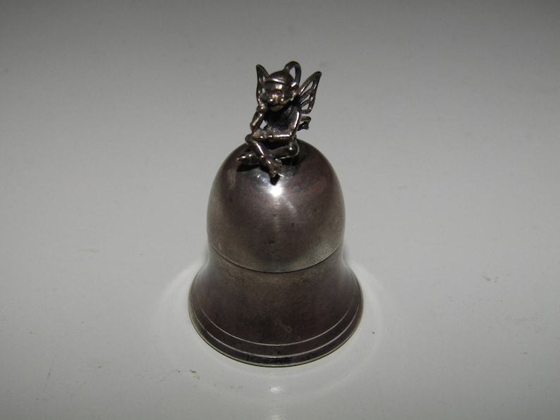 Sterling Elf Bell Pill Box - Etsy