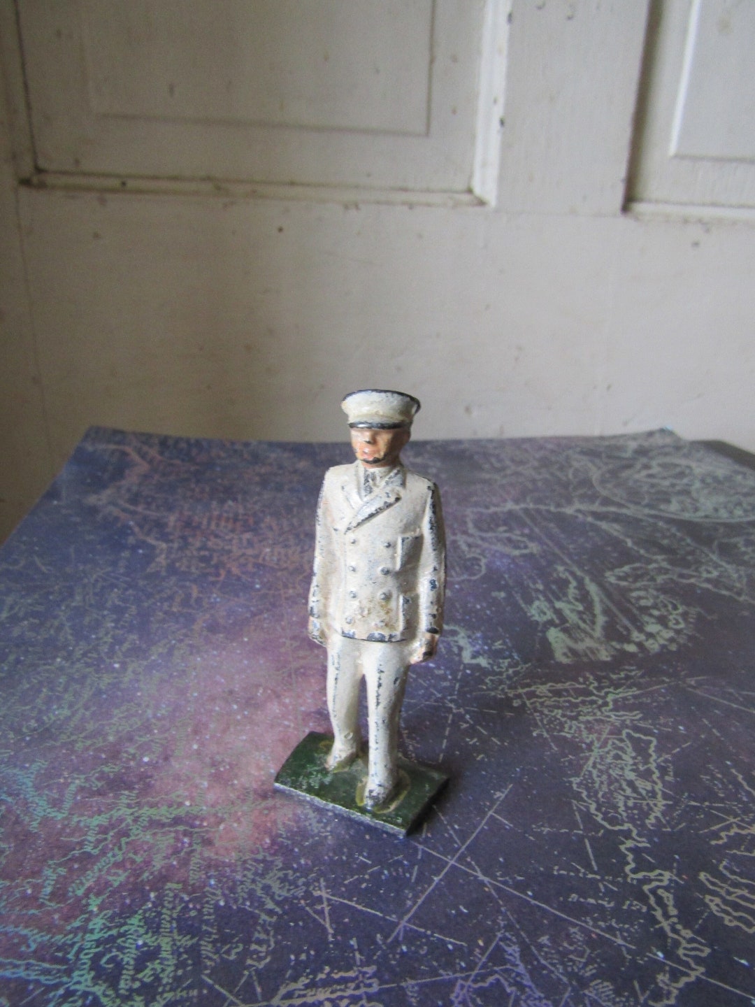 Antique Naval Sailor Figurine, Cast Iron Figures, Cast Iron Toys ...
