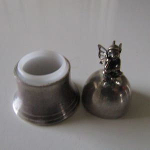 Sterling Elf Bell Pill Box - Etsy