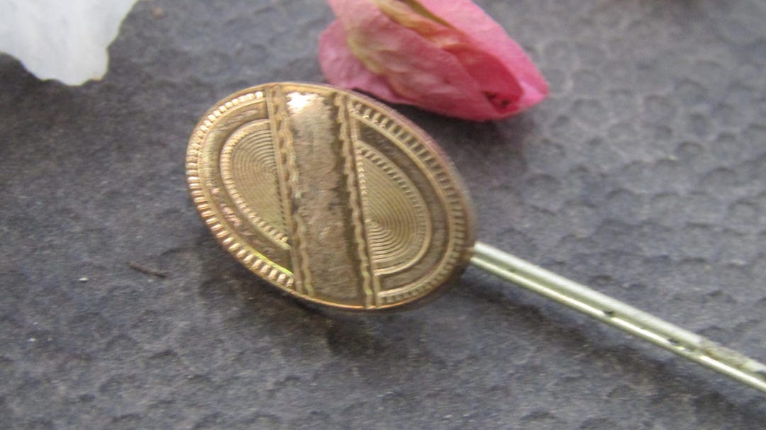 Antique Lapel Pin, Vintage Men's Accessories, Unisex Stick Pin, Vintage ...