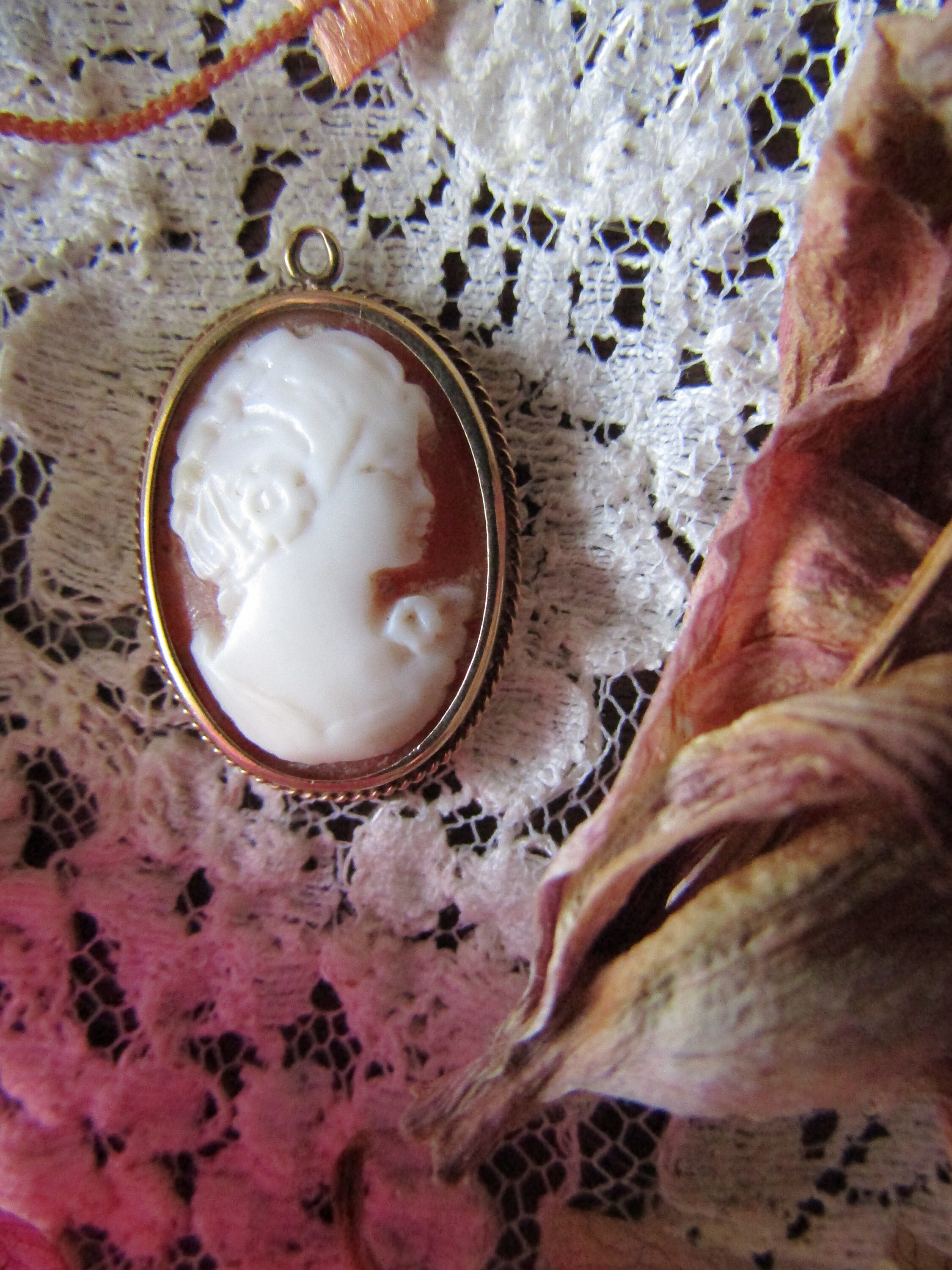 Antique Gold Cameo Pendant Estate Jewelry Vintage Jewelry - Etsy