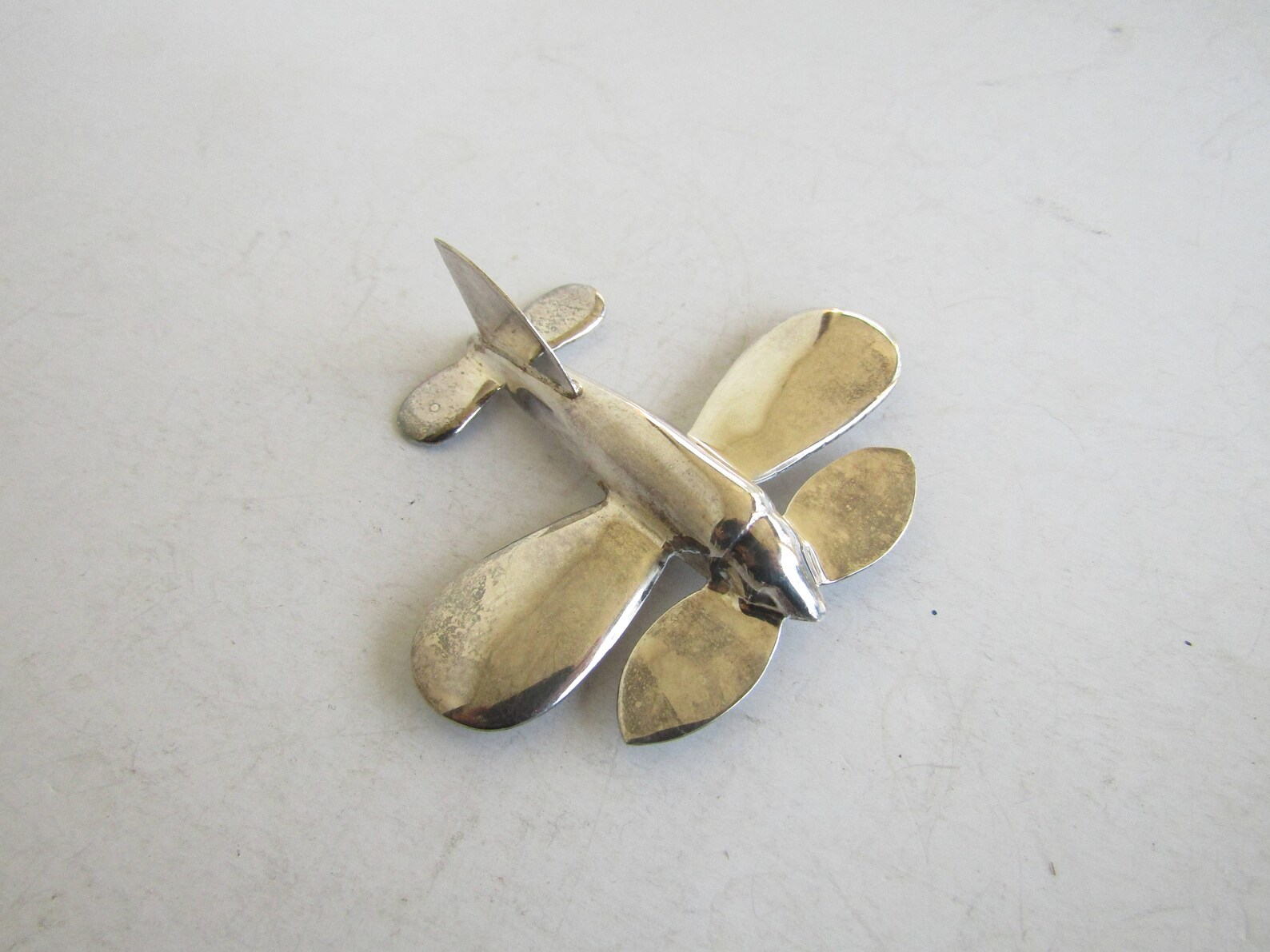 Sterling Airplane Brooch - Etsy