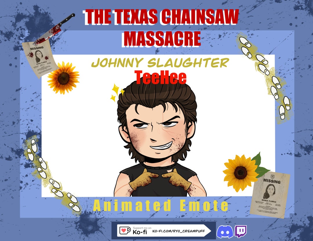 Johnny Slaughter Teehee Animated Emote Texas Chainsaw Massacre Emote ...