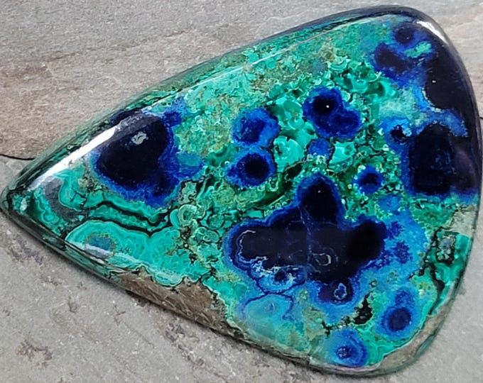 Azurmalachite, A Stone Formed From Azurite and Malachite, XL Smooth ...