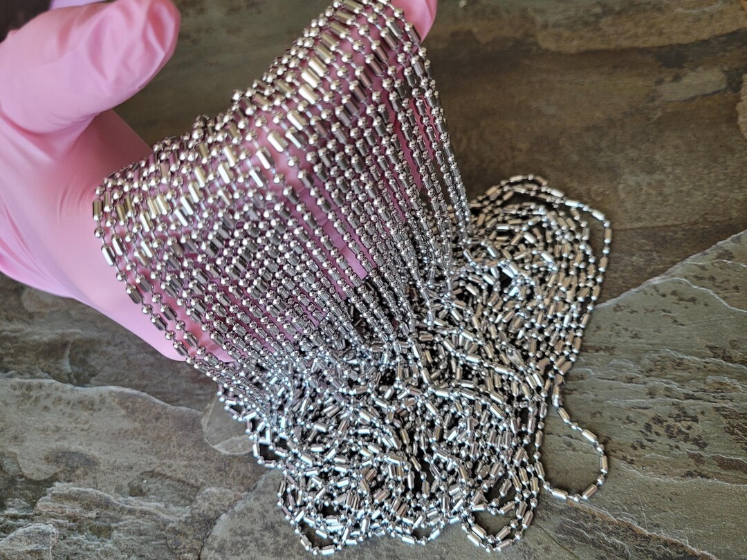 Dot Dash Chain, Link Digit Dot Chain, Stainless Steel, DIY Jewelry ...