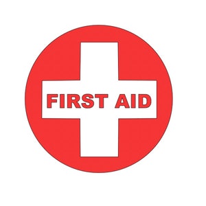 First Aid Label // First Aid Sticker // First Aid // - Etsy