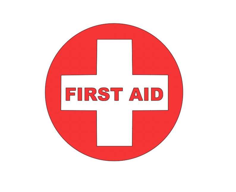 First Aid Label // First Aid Sticker // First Aid // - Etsy