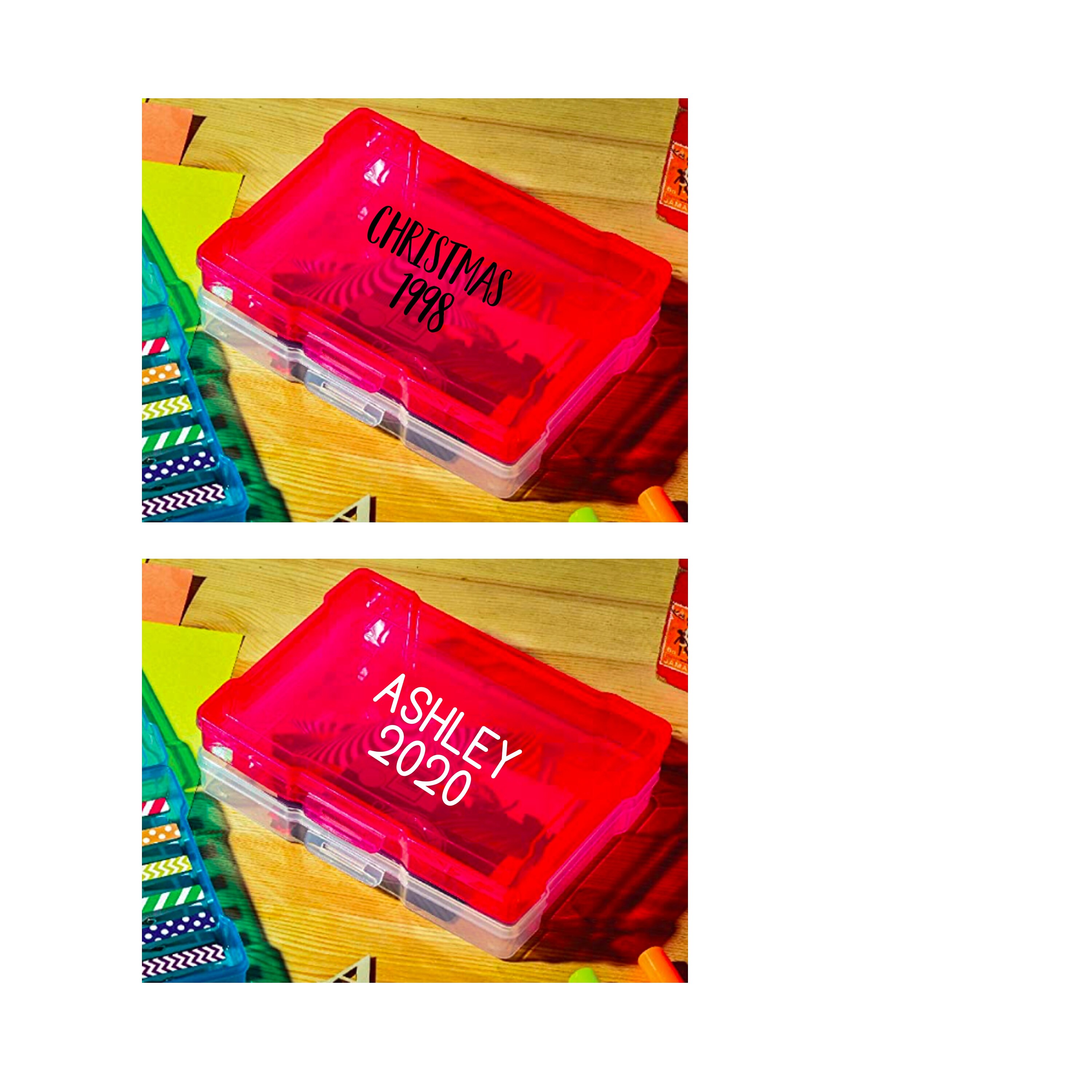 Custom Photo Box Labels Custom Photo Organization Stickers - Etsy