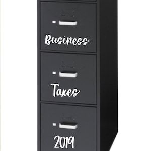 Custom File Cabinet Labels // Office Labels // File Cabinet Decals ...