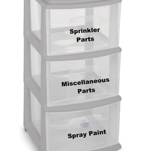 Organizing Labels for the Garage - FREE SHIPPING in US. - Custom ...