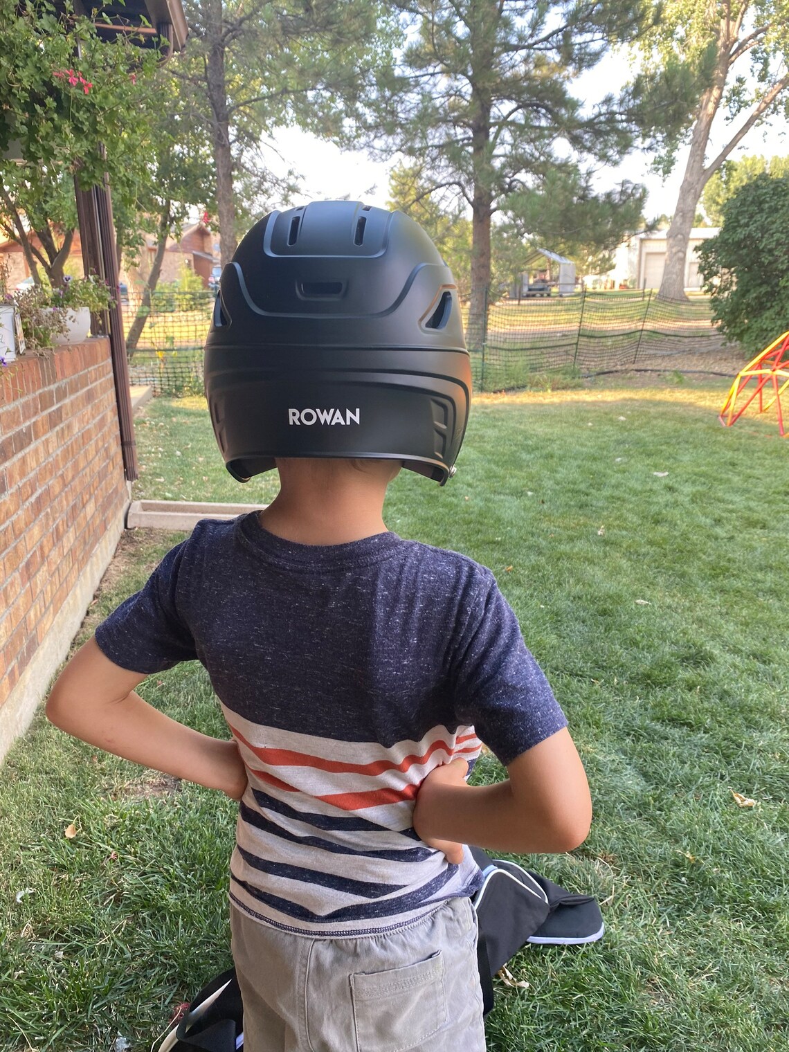 Custom Helmet Label - Personalized Helmet Label - Name Decal // Sports ...