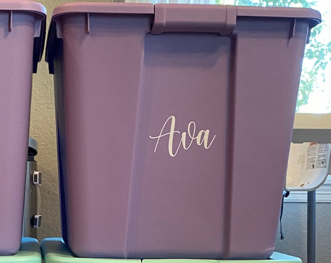 Custom Storage Bin Labels Custom Organizing Stickers - Etsy