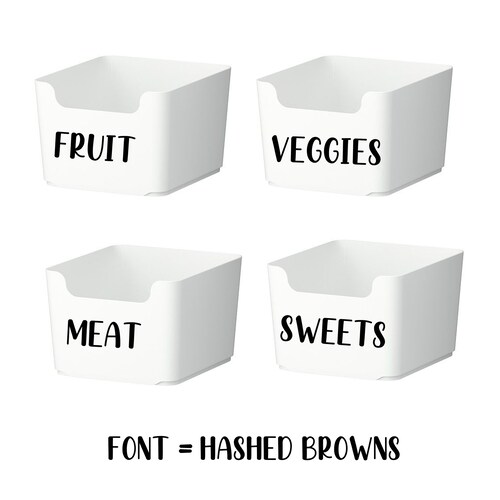 Food Bin Label Sets FREE SHIPPING in US. // Custom Food - Etsy