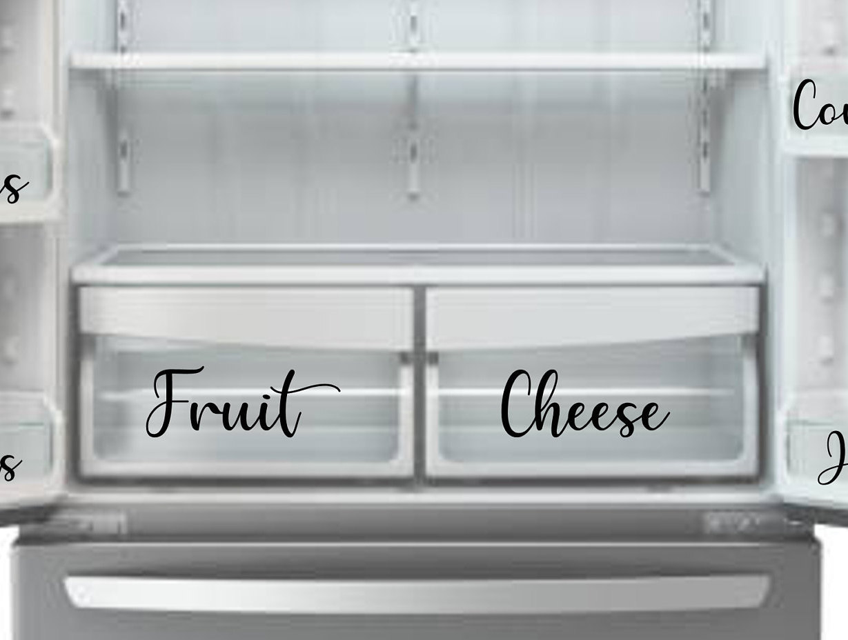 Refrigerator Label Sets Custom Refrigerator Labels Kitchen - Etsy