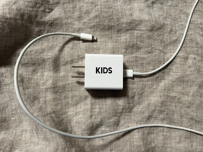 Custom Charger Label Personalized Charger Label Name Decal - Etsy