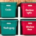 Custom Storage Bin Labels - Custom Organizing Stickers - Storage Tub ...