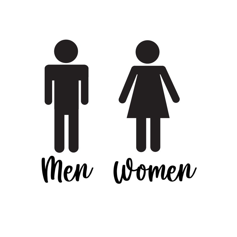 Bathroom Sticker - Etsy