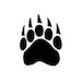 Bear Track Stickers - 6 Stickers - FREE SHIPPING in US- Bear Foot Print ...