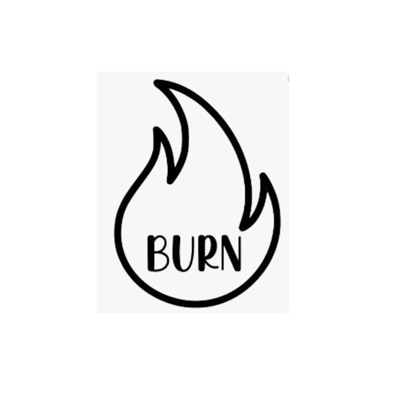 Burn Barrel Sticker // Burn Trash Can Labels // Burn Barrel - Etsy
