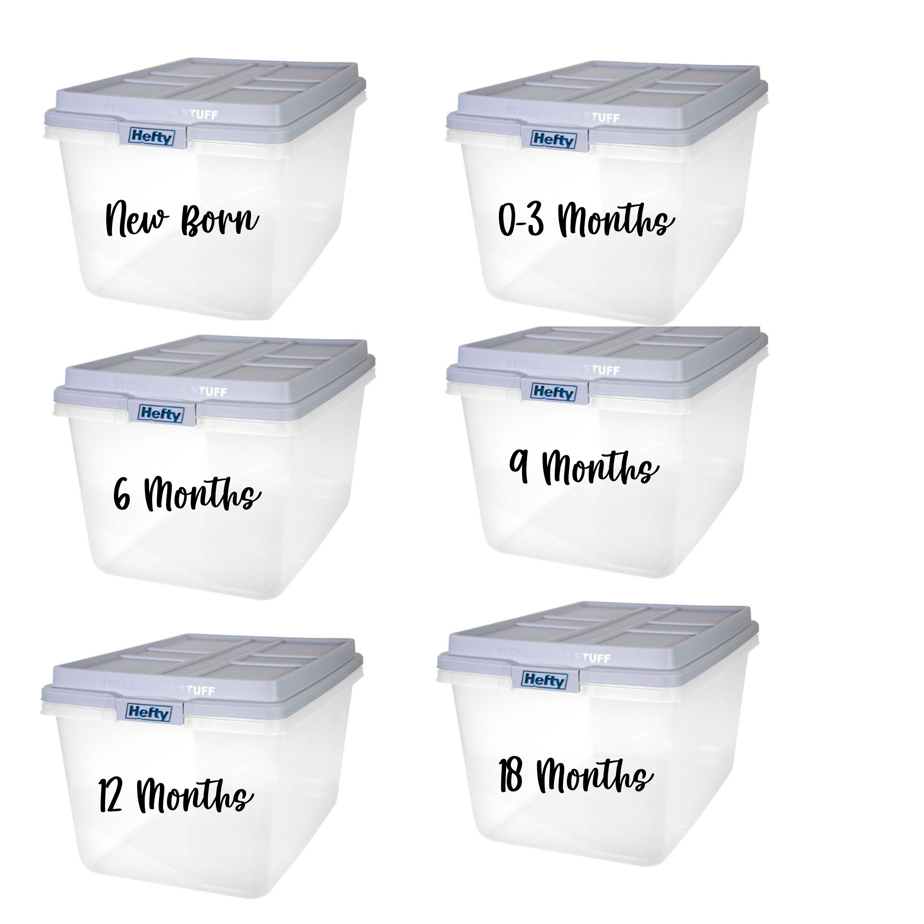 Custom Baby Tub Labels Baby Clothes Bin Labels Kid Clothes - Etsy