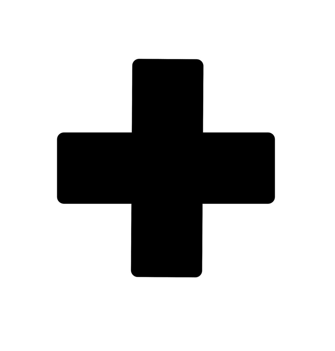 25 Plus Sign Wall Decals FREE SHIPPING in US Decorate Your - Etsy