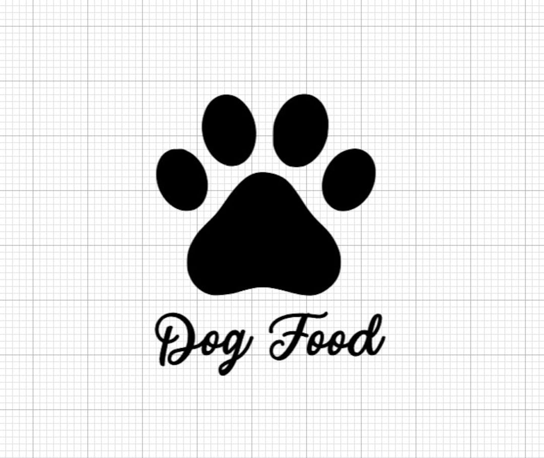 Dog Food Stickers // 4" Custom // FREE SHIPPING in US. - Label Trash ...