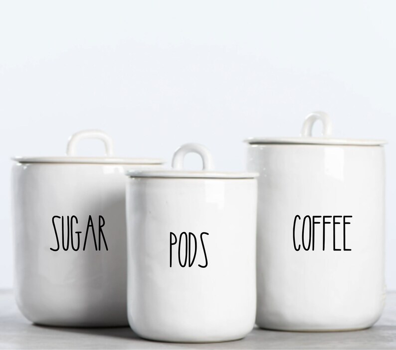 Custom Coffee Bar Labels Coffee Station Labels Custom | Etsy