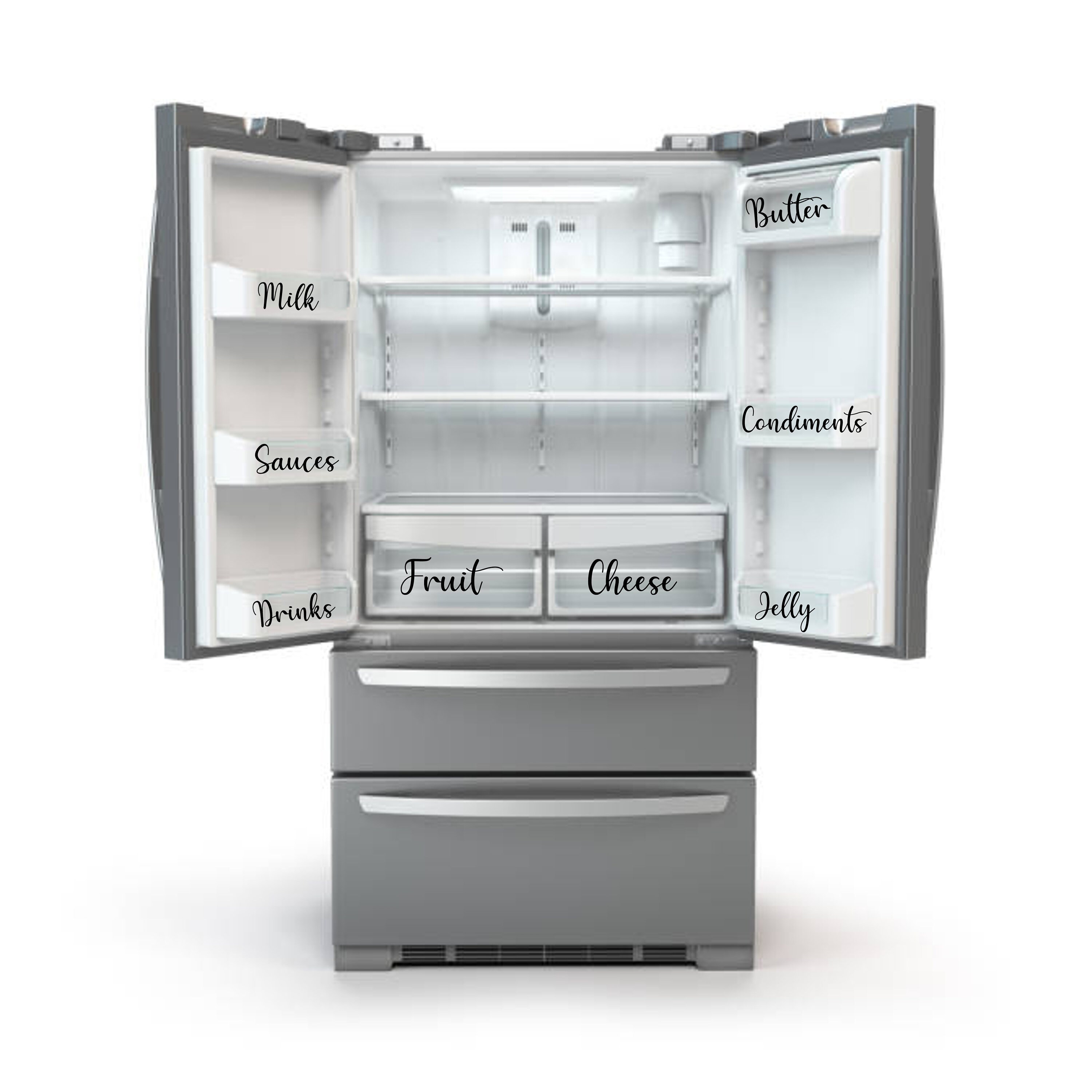 Refrigerator Label Sets Custom Refrigerator Labels Kitchen - Etsy