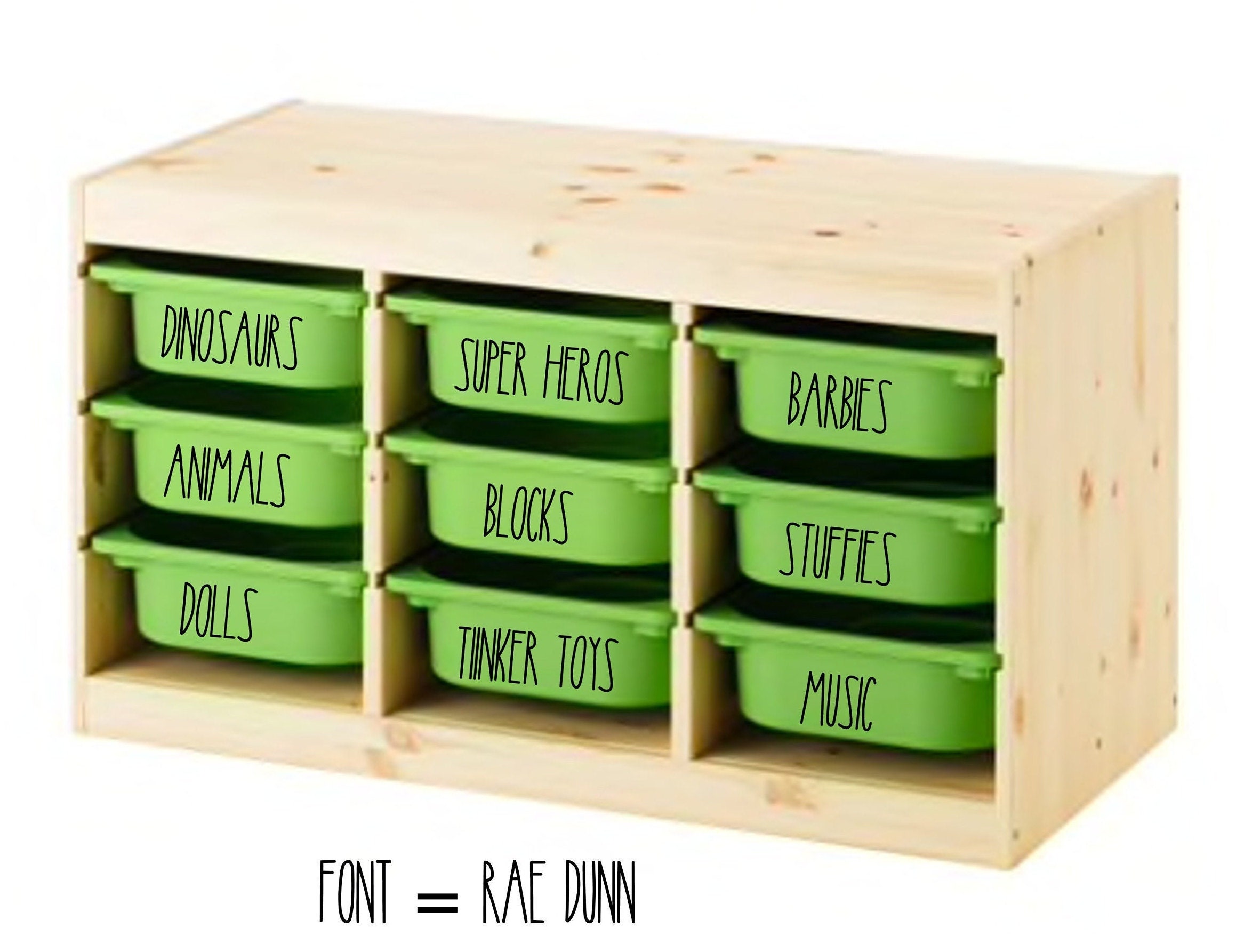 Trofast Kids Toy Labels // Kids Toy Bin Labels // Kids Toy Bin Stickers ...