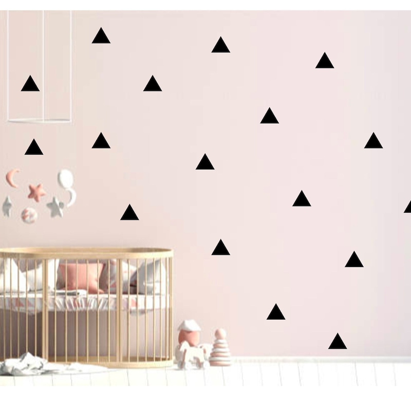Triangle Wall Decal - Etsy