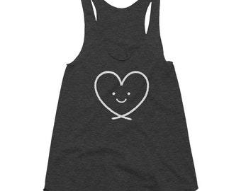 Heart tank top | Etsy