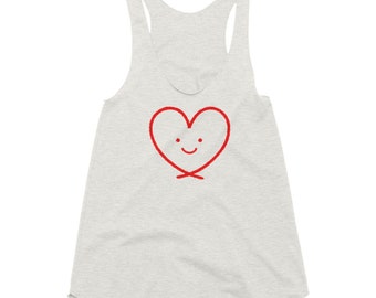 Heart tank top | Etsy