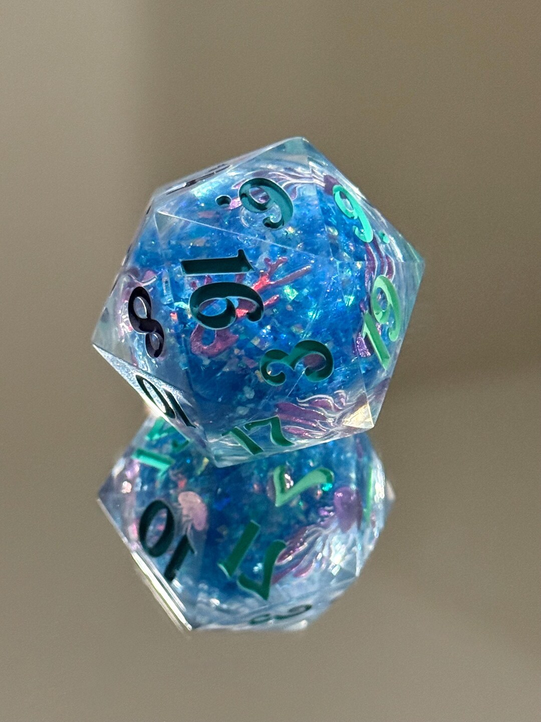 Jellyfish Dreams Liquid Core 30mm Chonk D20 - Etsy