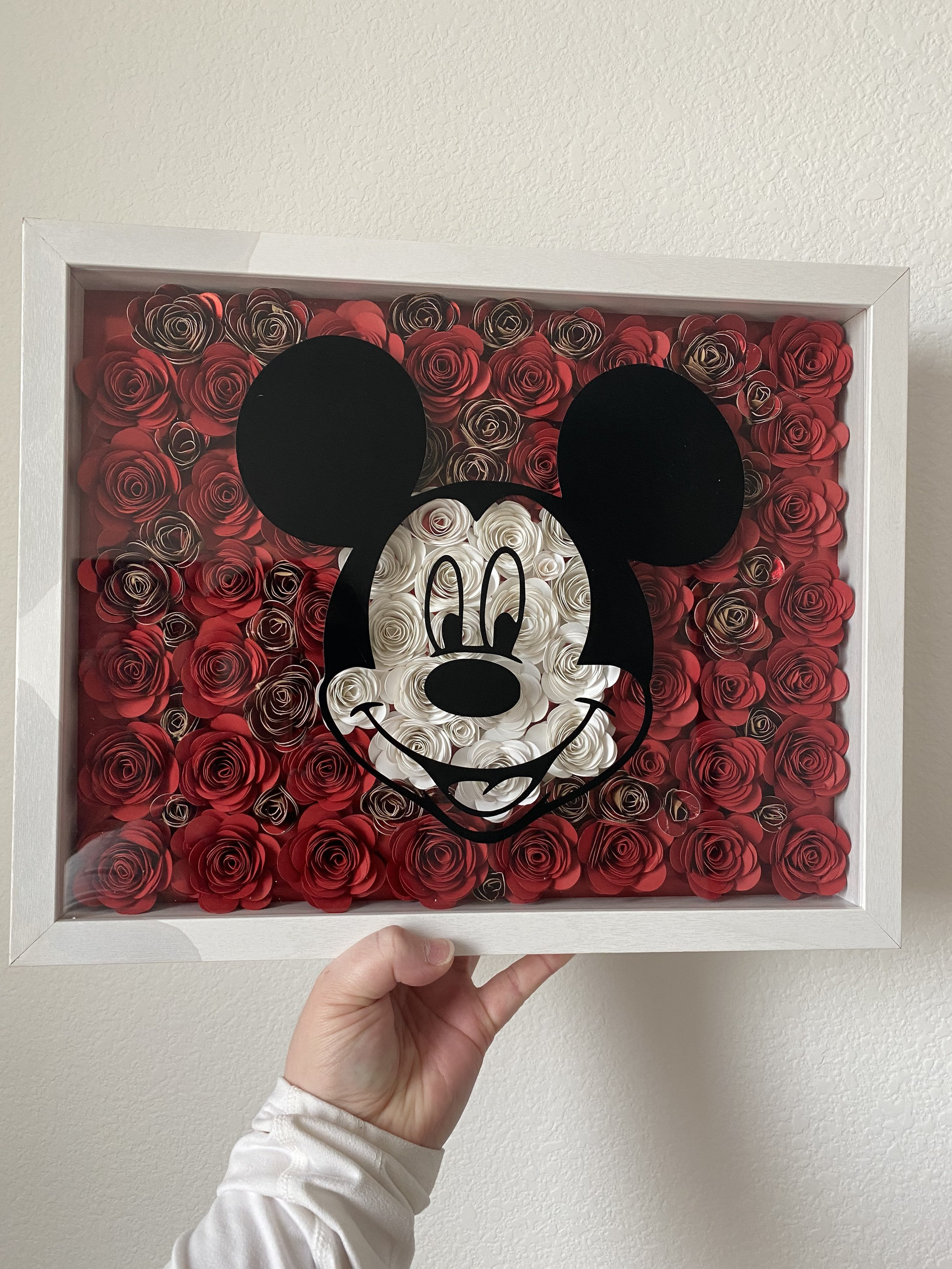 Walt Disney And Mickey Mouse Shadow