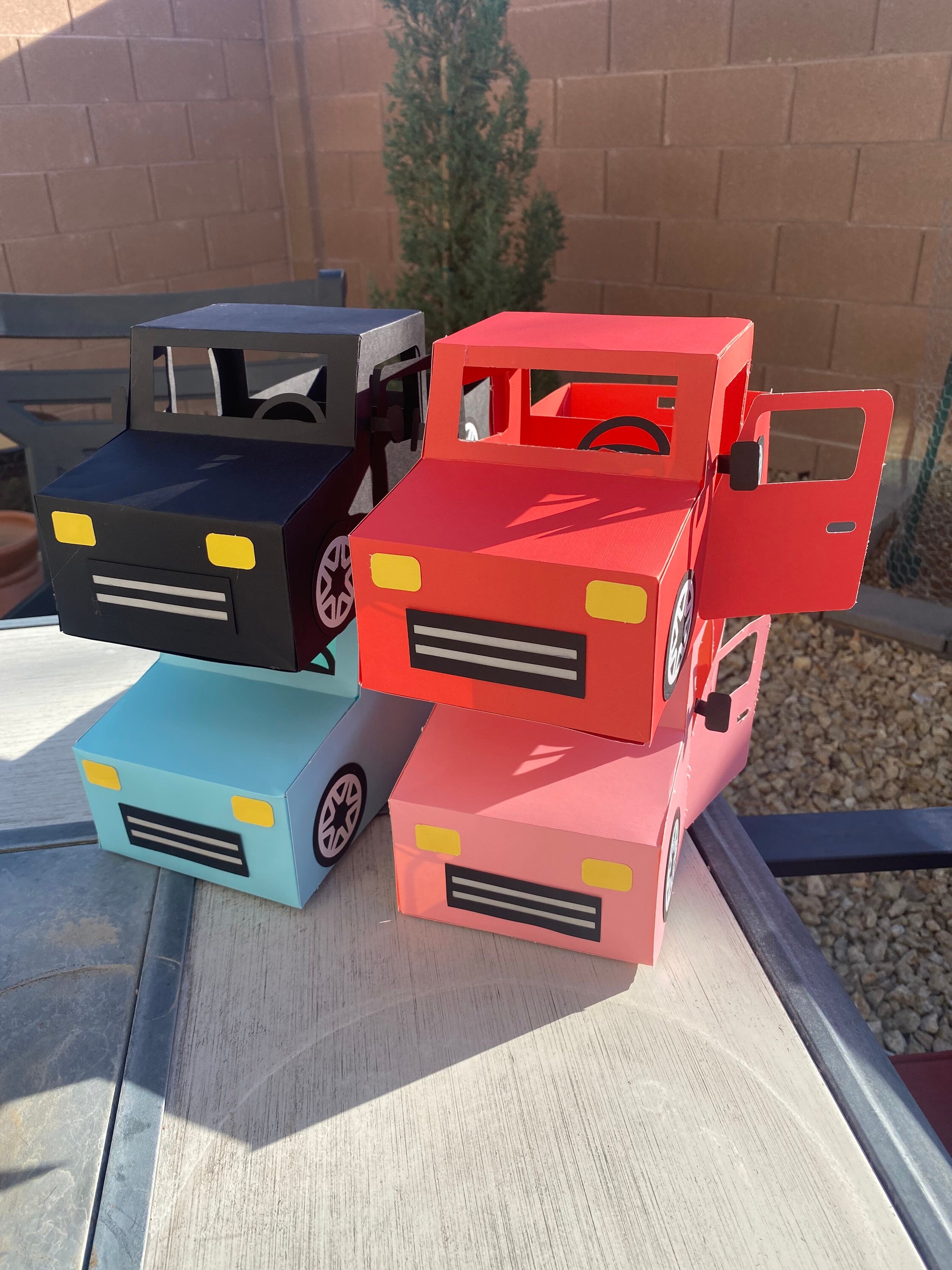 Paper Truck Gift Box (assembled) - Etsy