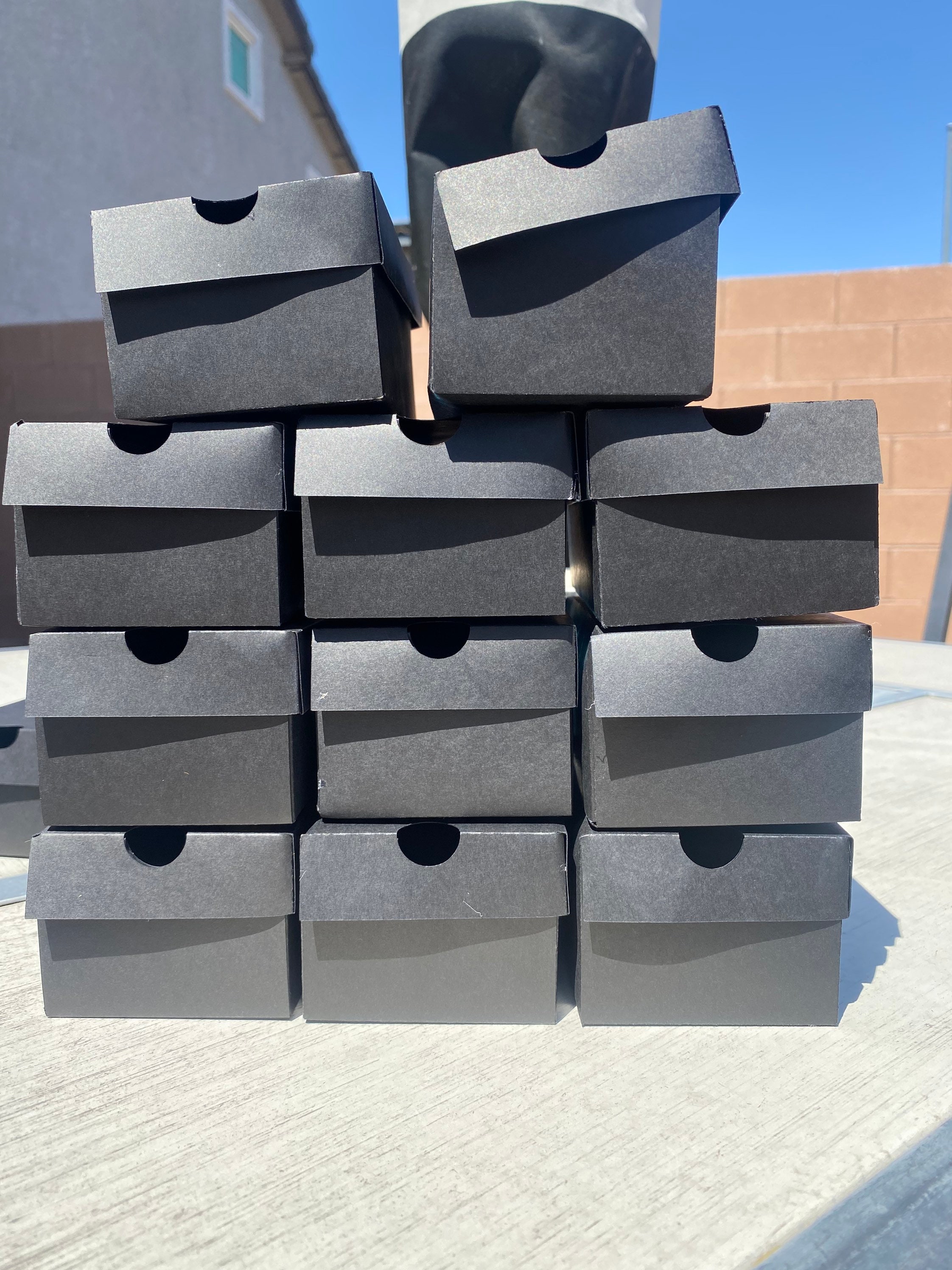 Custom Paper Shoe Box Gift Box Party Favors Set of 12 - Etsy