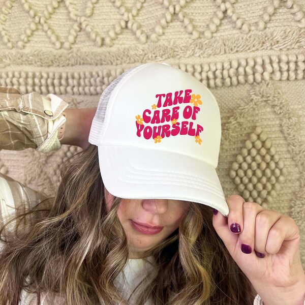 Floral Trucker Hat - Etsy