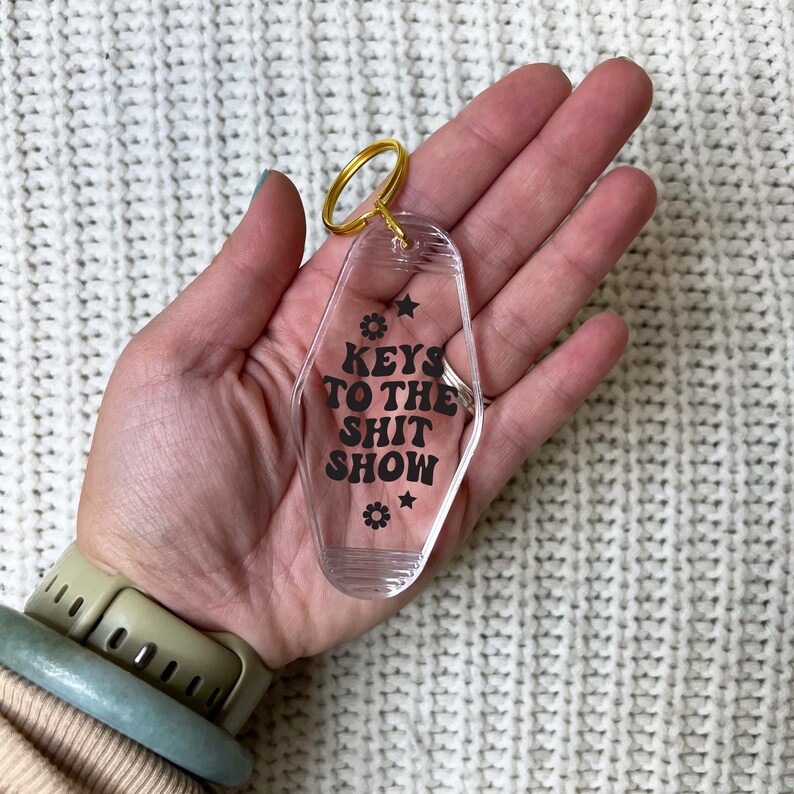 Keys to the Shit Show Keychain | Vintage Inspired | Retro Design ...