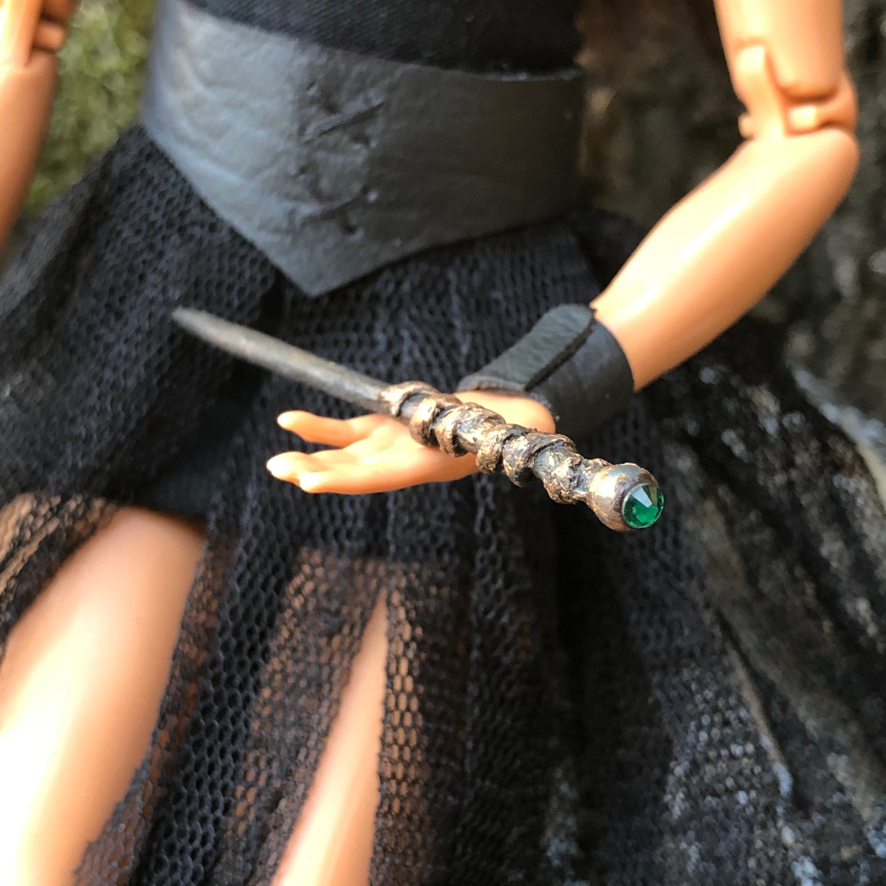 Miniature Magic Wand Wooden Wizard / Witch Wand With - Etsy