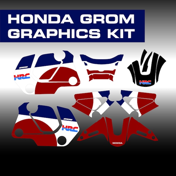 Honda Grom Graphics Kit - Etsy