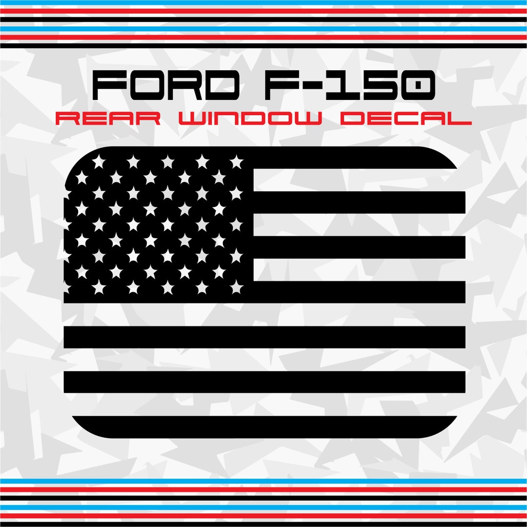 Ford F-150 Rear Window Decal - Etsy