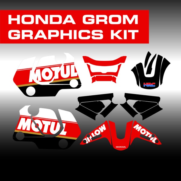 Honda Grom Graphics Kit - Etsy