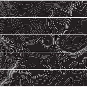 UNIVERSAL Rocker Panel Wrap Sheet || TOPO Wrap || Topographical Vinyl ...