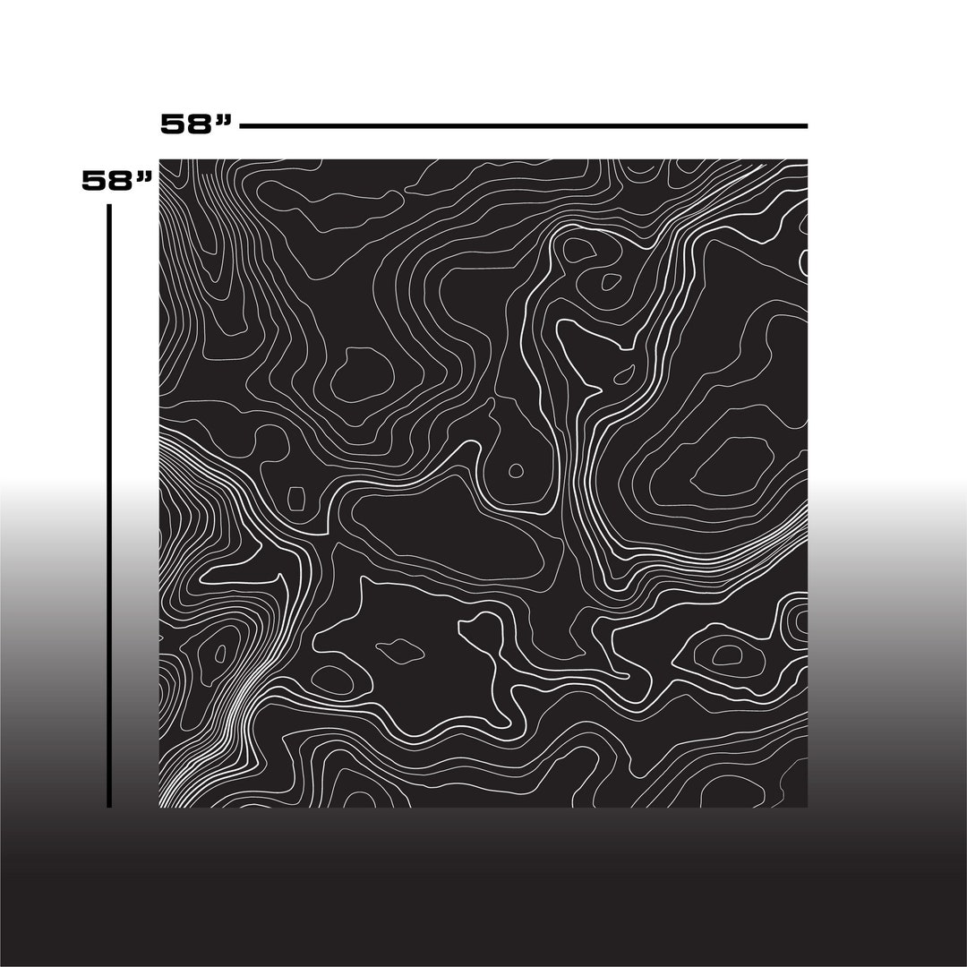 UNIVERSAL Wrap Sheet || TOPO Wrap || Topographical Vinyl Wrap || Hood ...