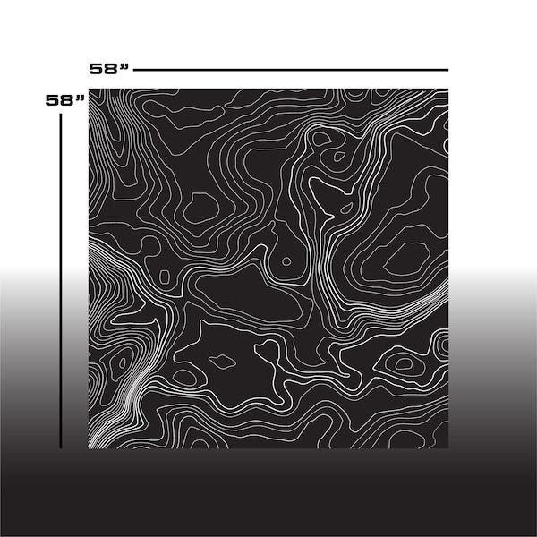 Topographical Vinyl - Etsy