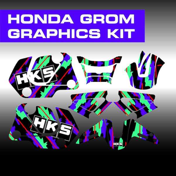 Honda Grom Graphics Kit - Etsy