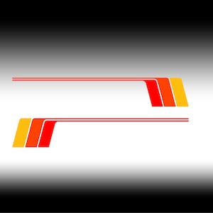 TRD Style Racing Stripes || Toyota Racing || Baja Stripes || Universal ...